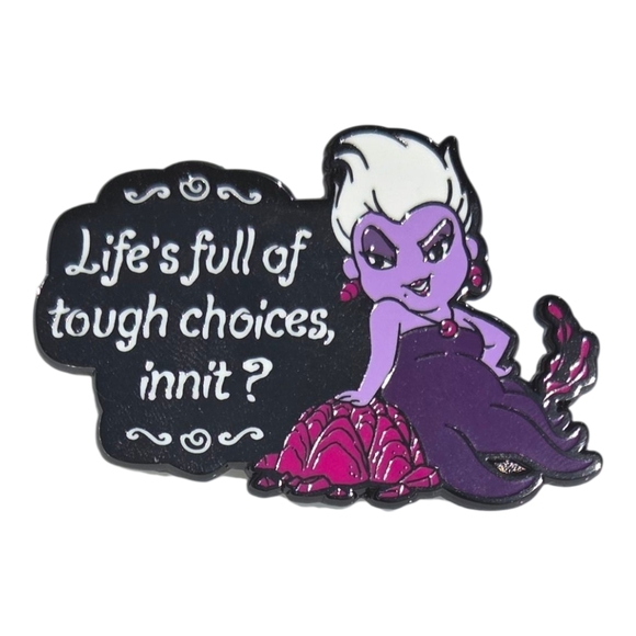 Disney | Accessories | Disney Teeturtle Enamel Chibi Ursula Pin | Poshmark
